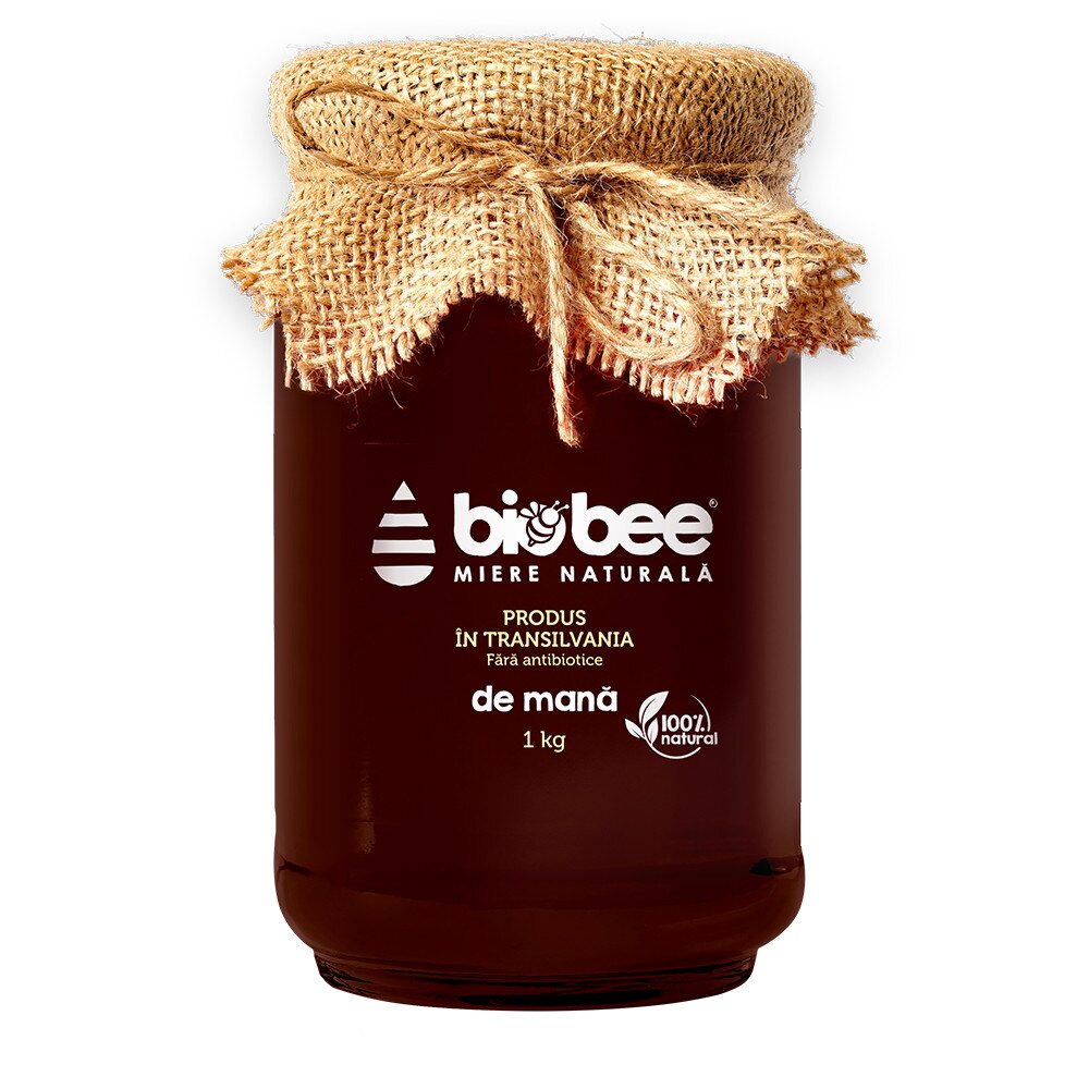 Miere de mana, BioBee, 100% naturala, 1000 grame - eMAG.ro