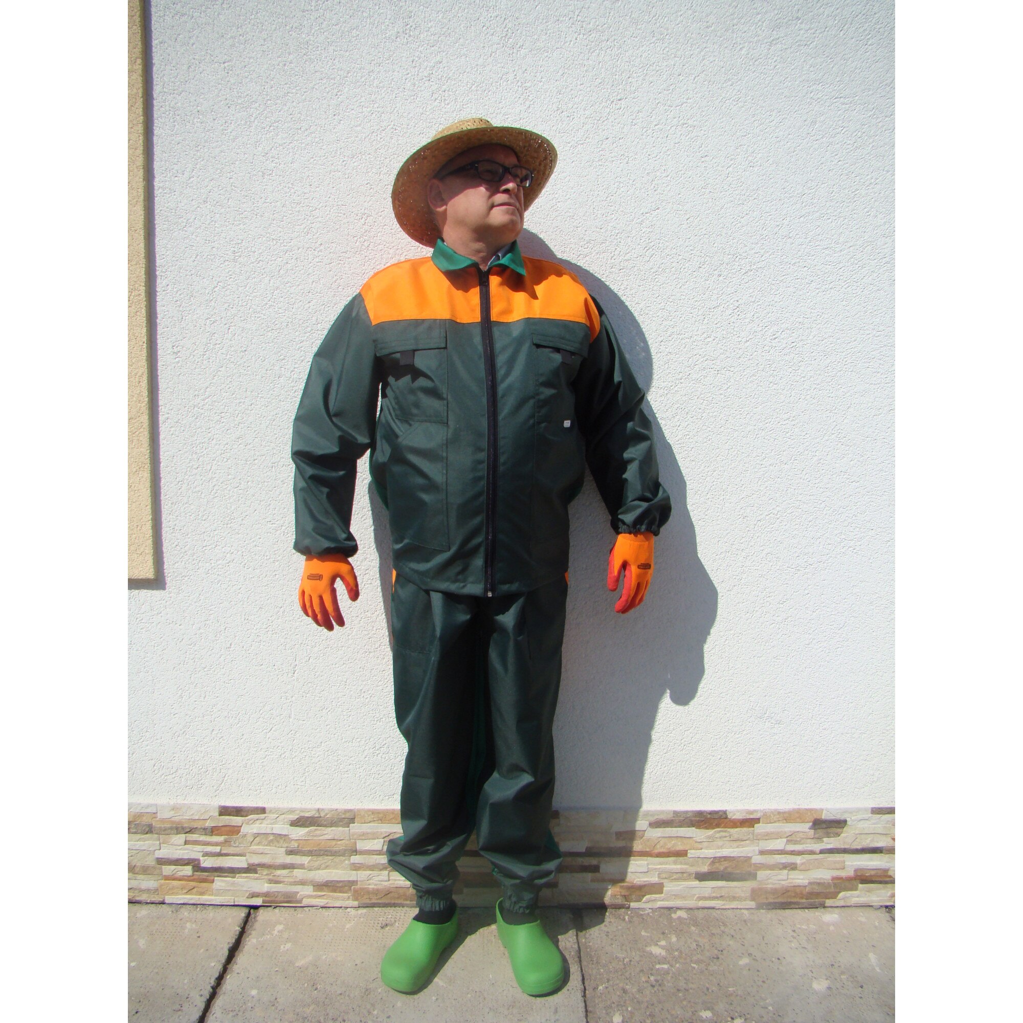 Costum salopeta de gradinarit Garden-7, semi-impermeabil, de barbati ...