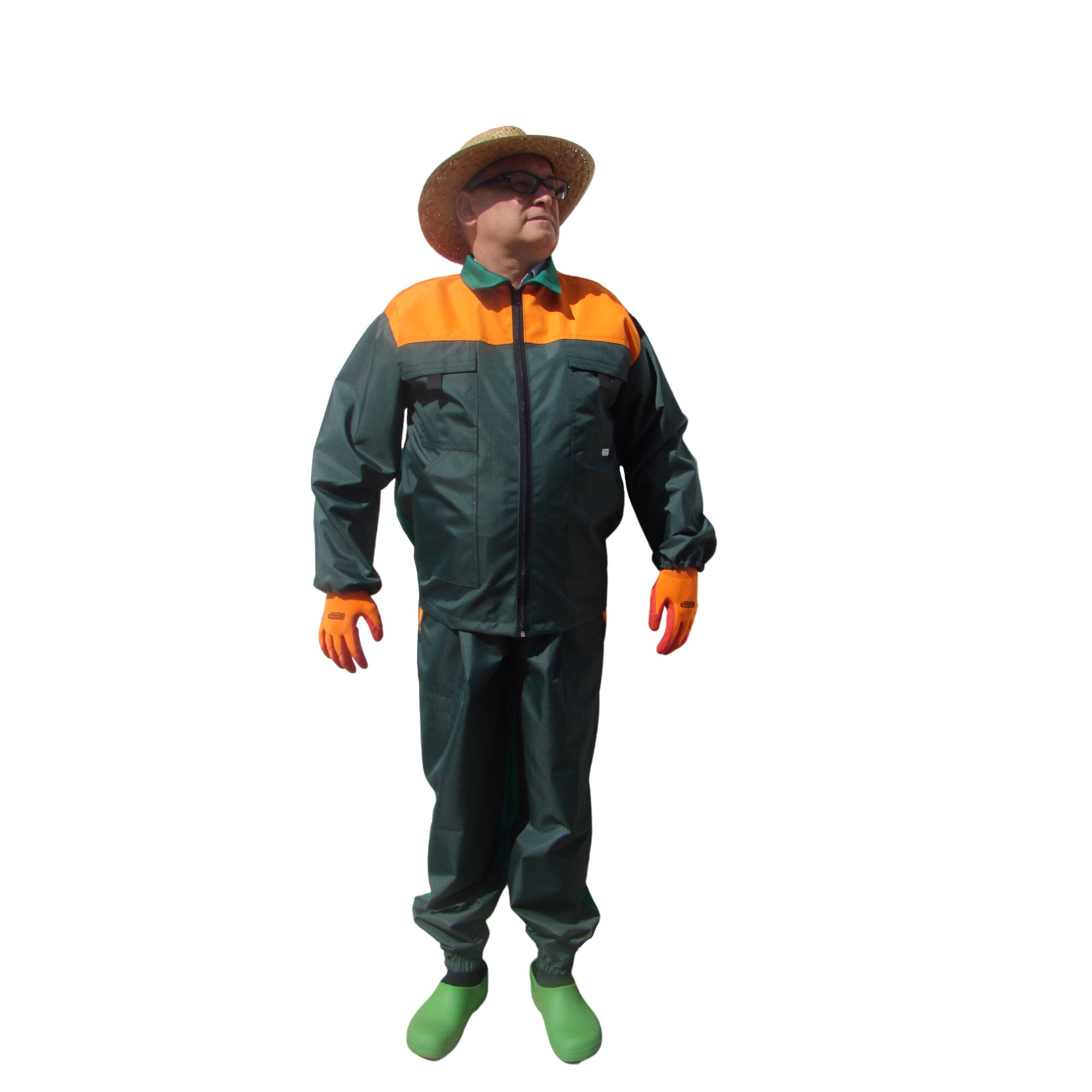 Costum salopeta de gradinarit Garden-7, semi-impermeabil, de barbati ...
