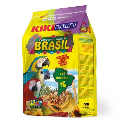 Храна за амазонски папагали Kiki Brasil, 800гр - eMAG.bg
