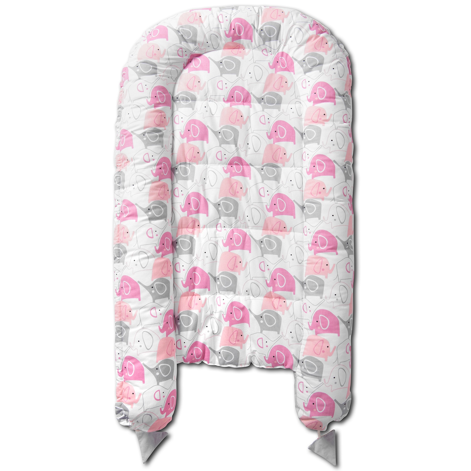 Cosulet bebelus pentru dormit Kidizi Baby Nest Cocoon 90x50 cm Pink ...