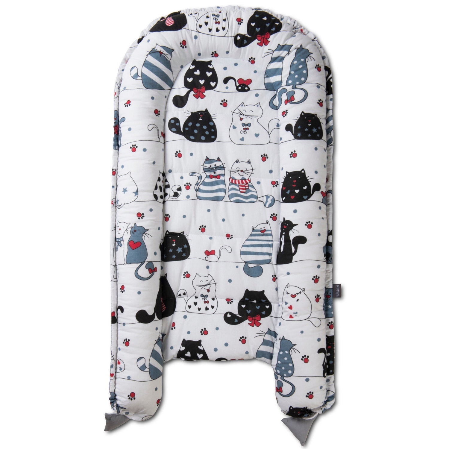 Cosulet bebelus pentru dormit Kidizi Baby Nest Cocoon 90x50 cm Happy ...