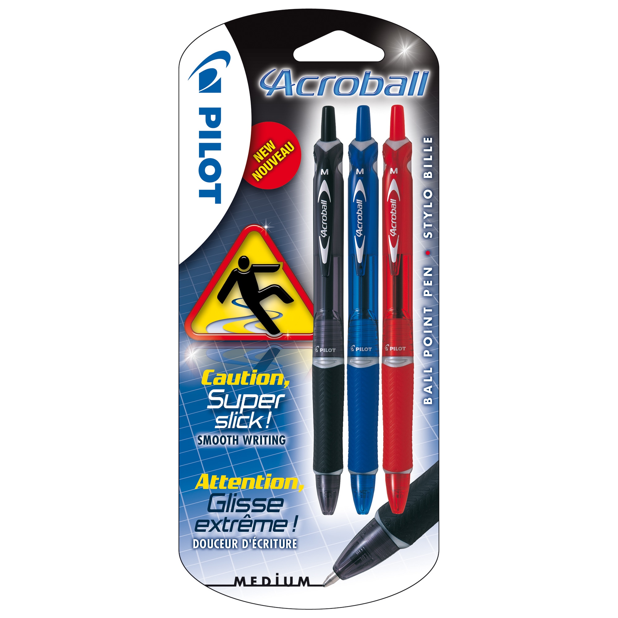 Set pix Pilot Acroball Pure White, Multicolor, 3 buc - eMAG.ro