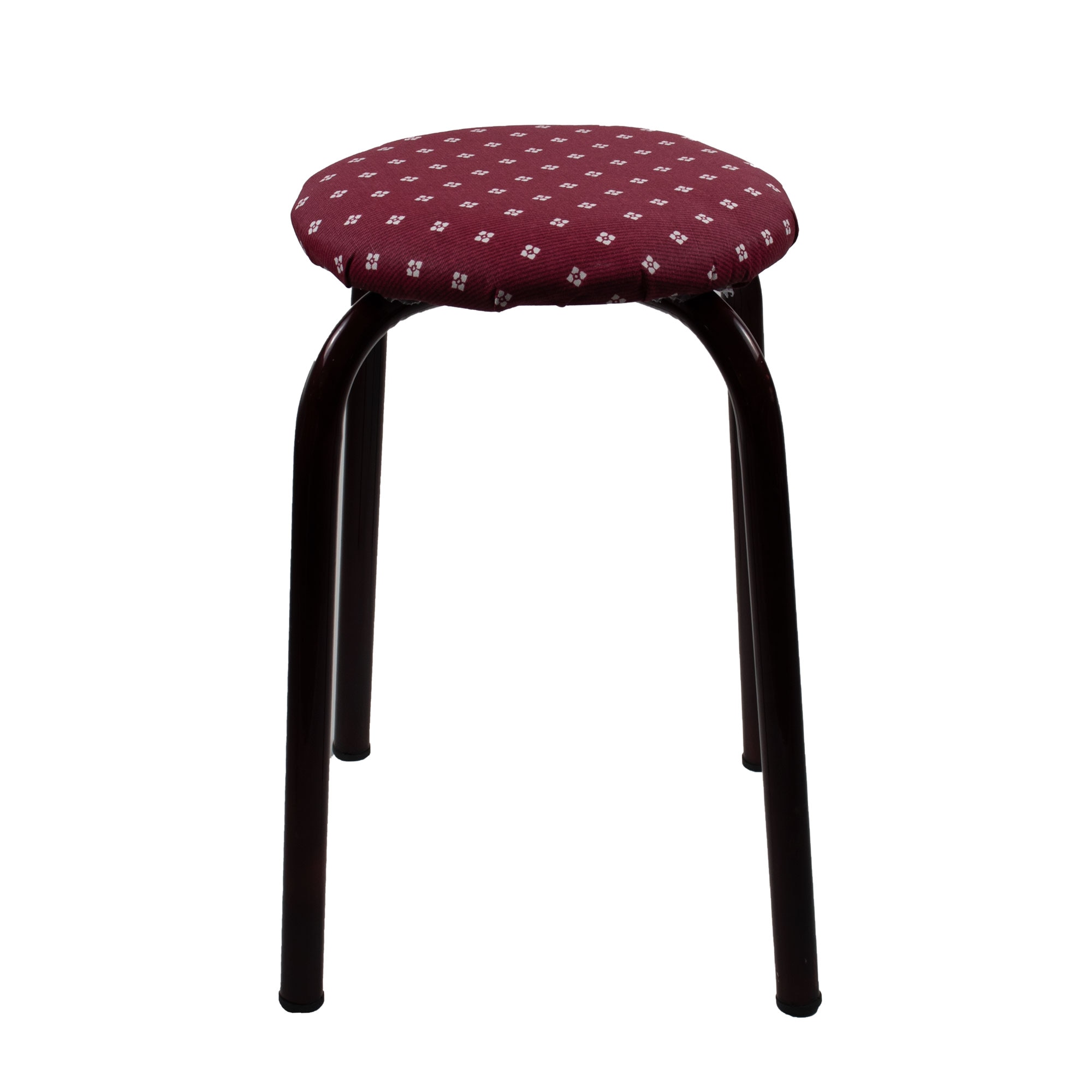 Scaun taburet bucatarie, living, terasa tapitat grena / 825 - eMAG.ro