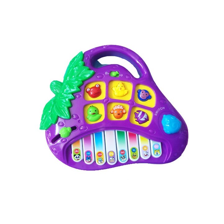 Chitara in forma de capsuna, cu Sunete Si Lumini, 8JX - eMAG.ro