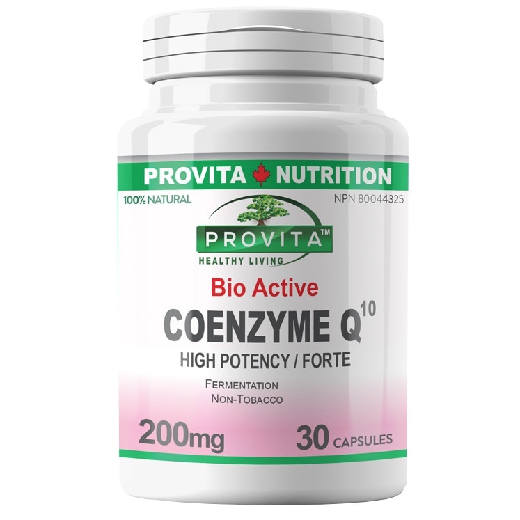 Supliment alimentar Bio Active Coenzyme Q10, 30 caps, Provita Nutrition ...