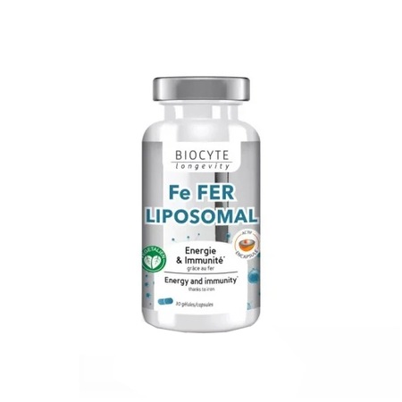 Fier, Biocyte, Fier lipozomal, 30 cps - eMAG.ro