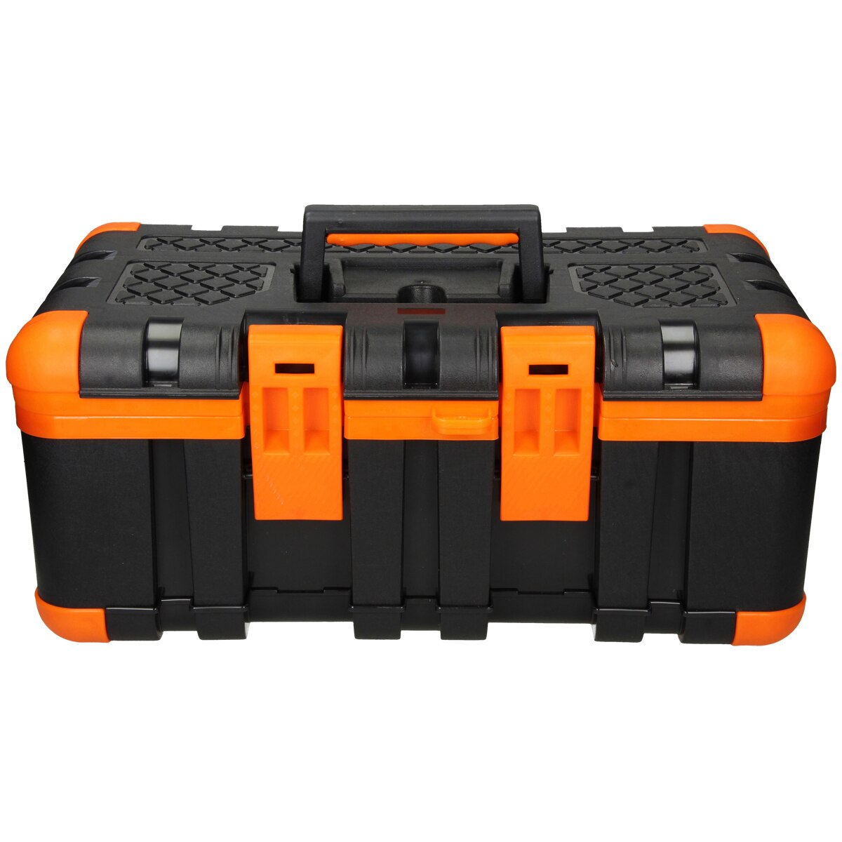 Geanta scule 50 x 30 x 24 cm, ECD Germany, negru-portocaliu, plastic ...