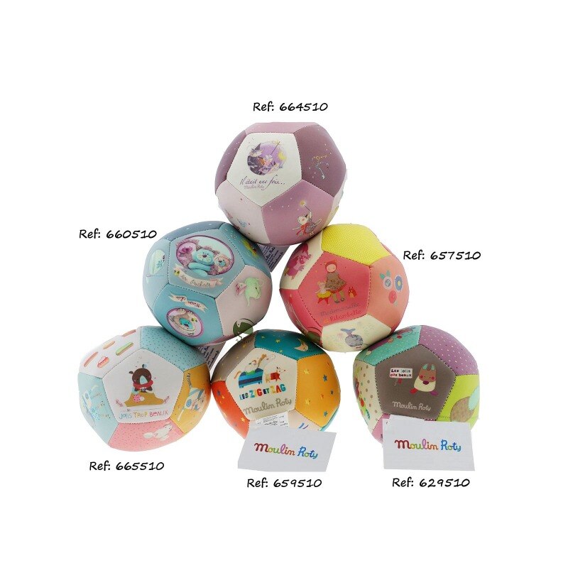 Minge moale bebe Moulin Roty, Multicolor, 10 cm - eMAG.ro