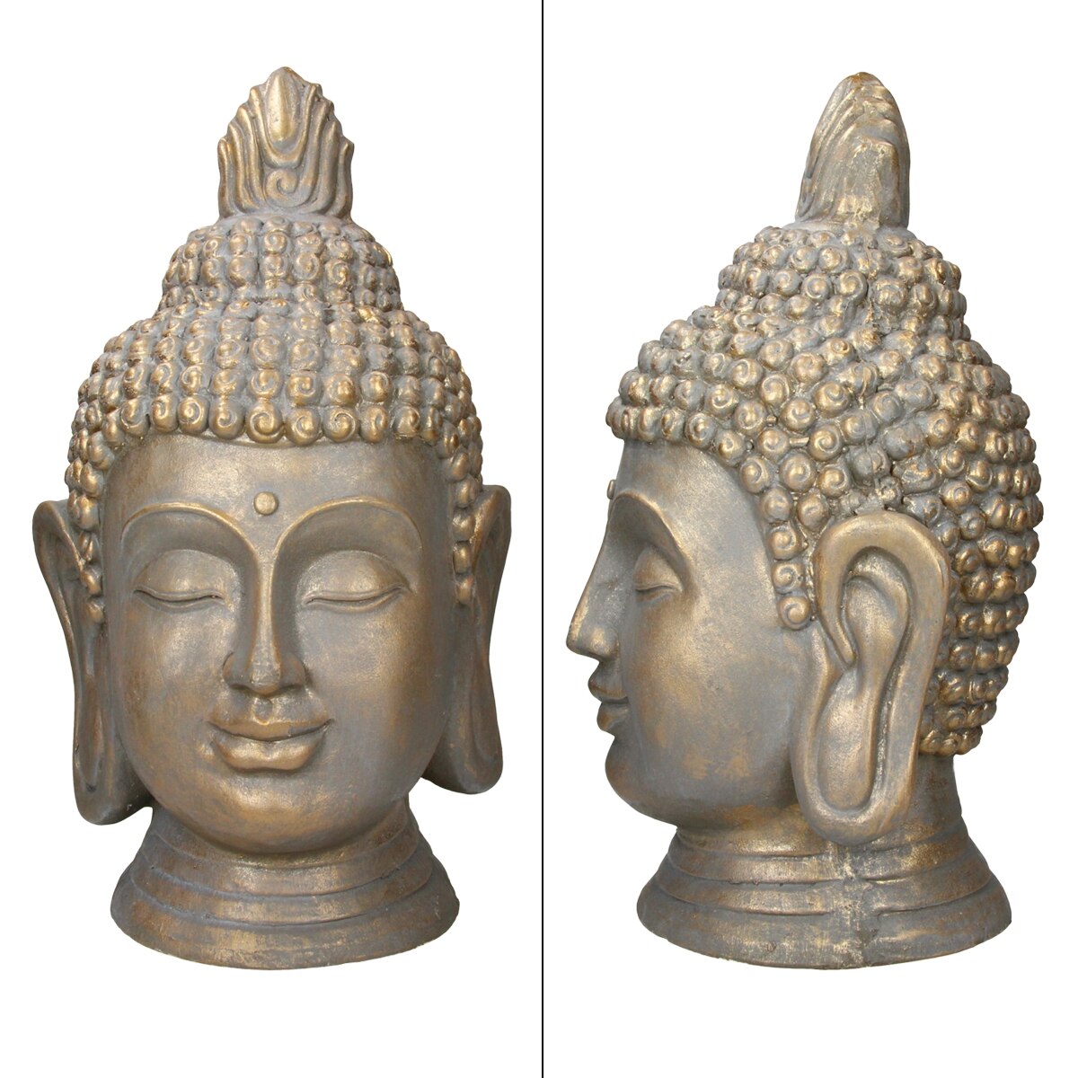 Statueta Buddha, ECD Germany, poliresina, 31 x 29 x 53 cm - eMAG.ro
