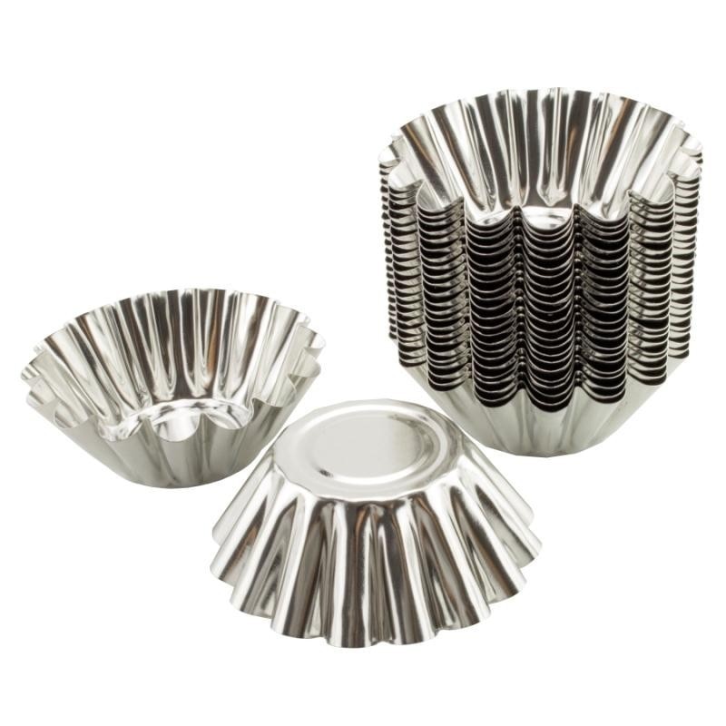 Set 25 forme de copt, cosulete, tabla cositorita, 6.4 x 3.7 cm - eMAG.ro