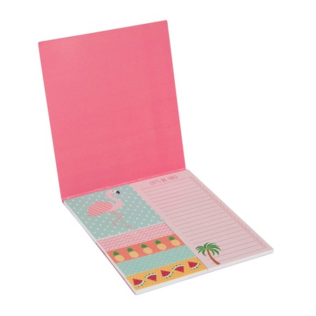 Set sticky notes flamingo, Multicolore, 6 tipuri, 12 x 13 cm - eMAG.ro