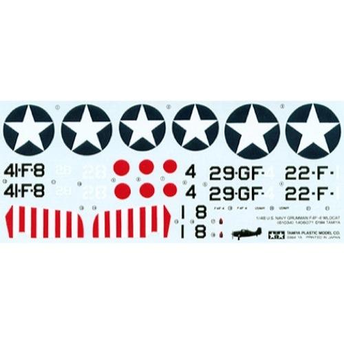 Tamiya Grumman F4F-4 Wildcat repülőgépmodell 1:48 Tam 61034 - eMAG.hu