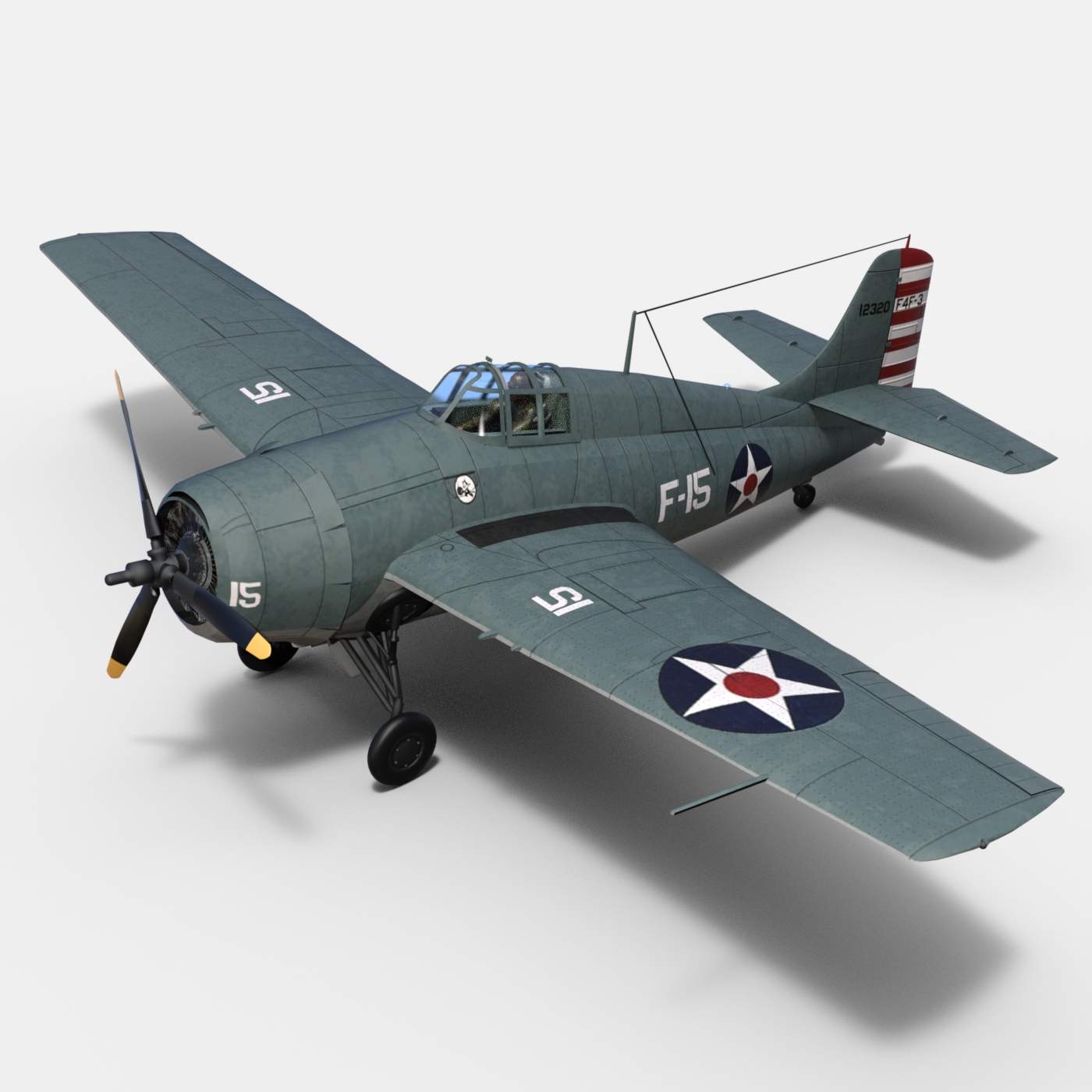 Tamiya Grumman F4F-4 Wildcat repülőgépmodell 1:48 Tam 61034 - eMAG.hu