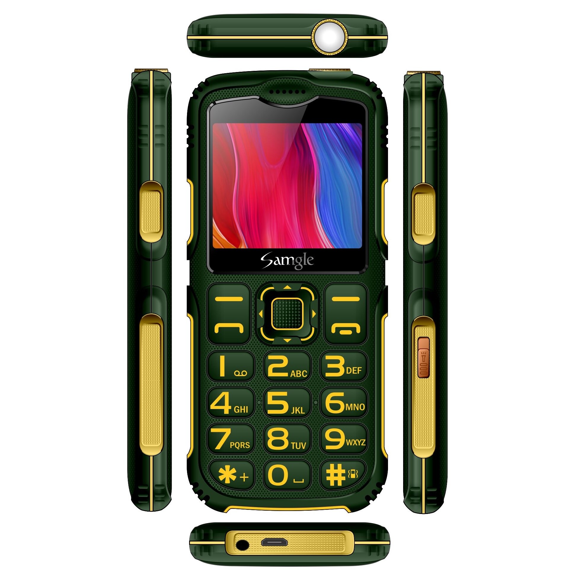 Telefon mobil Samgle Armor, 3G, QVGA 2.0" color, Camera 2.0MP ...