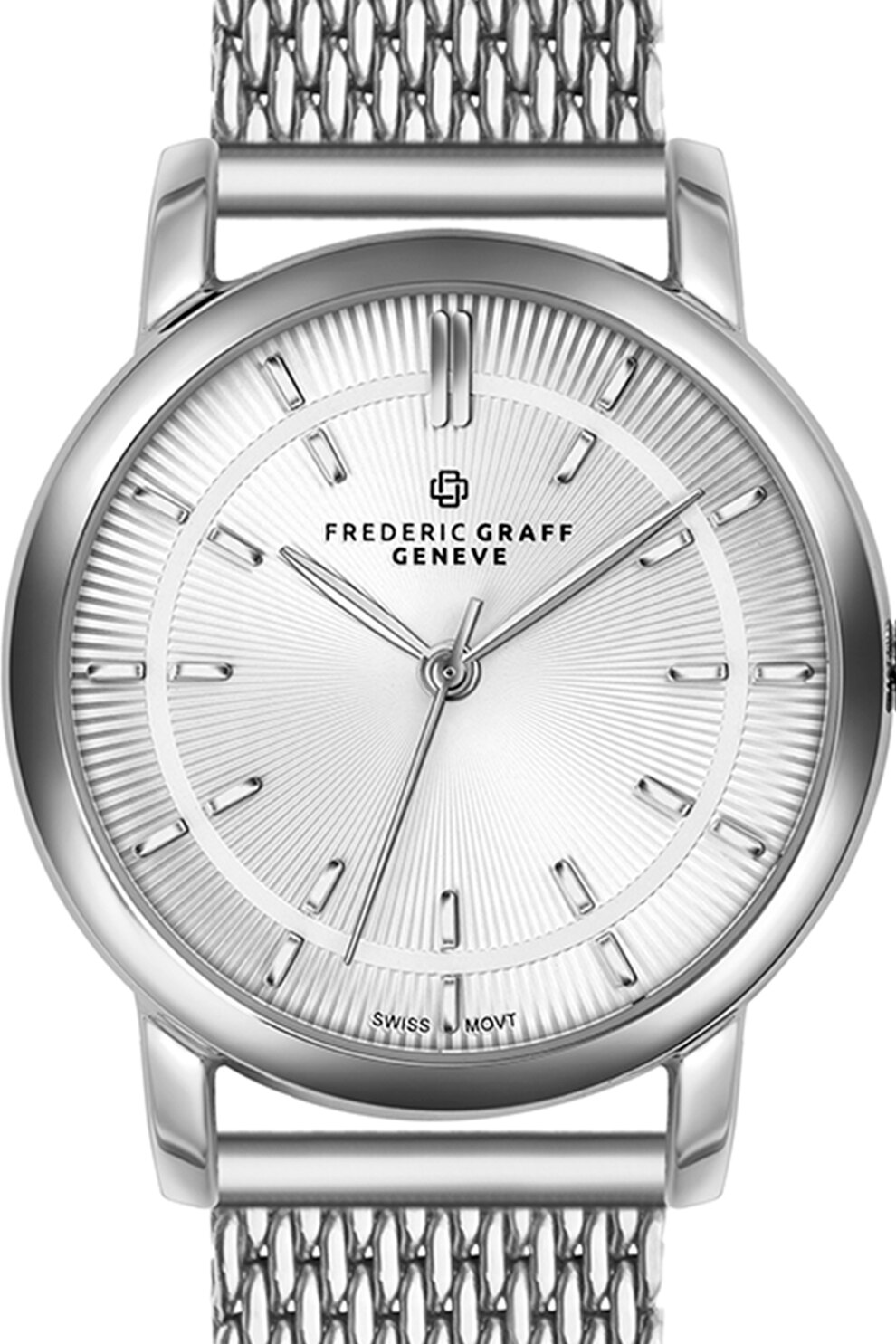 Frederic Graff, Ceas cu o bratara cu model plasa, Argintiu - eMAG.ro
