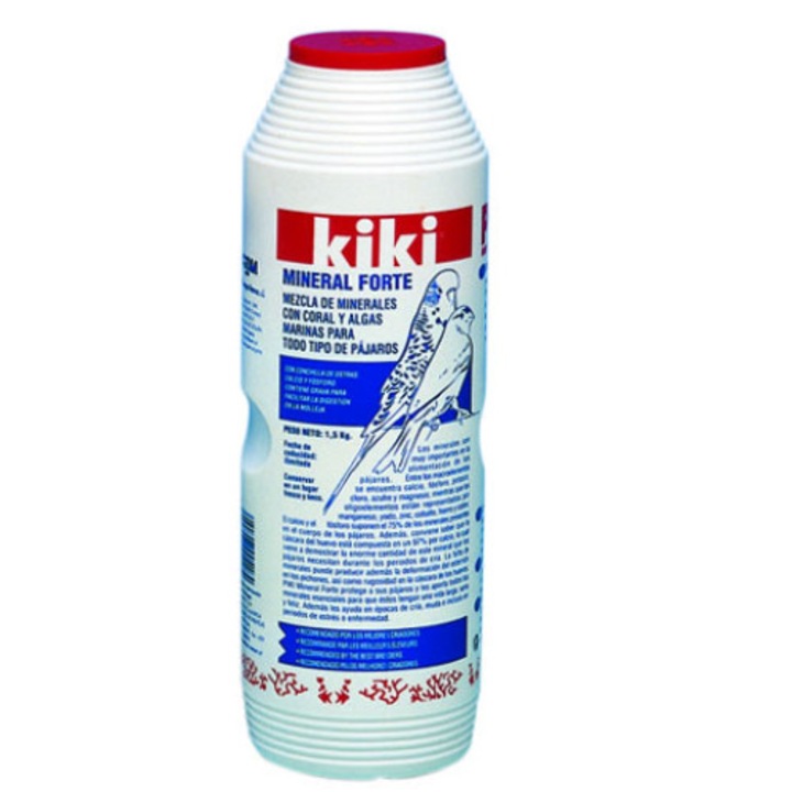 Nisip pentru pasari Kiki Mineral Forte, 1.5 kg - eMAG.ro