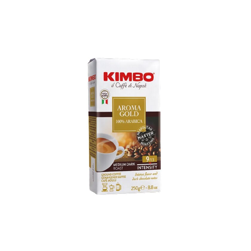 Cafea Kimbo Aroma Gold 100% Arabica, Macinata, 250g - eMAG.ro