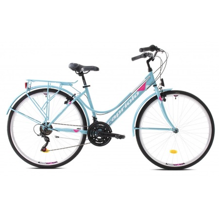 Bicicleta de trekking pentru femei Capriolo Sunrise Lady 19" Turquoise ...