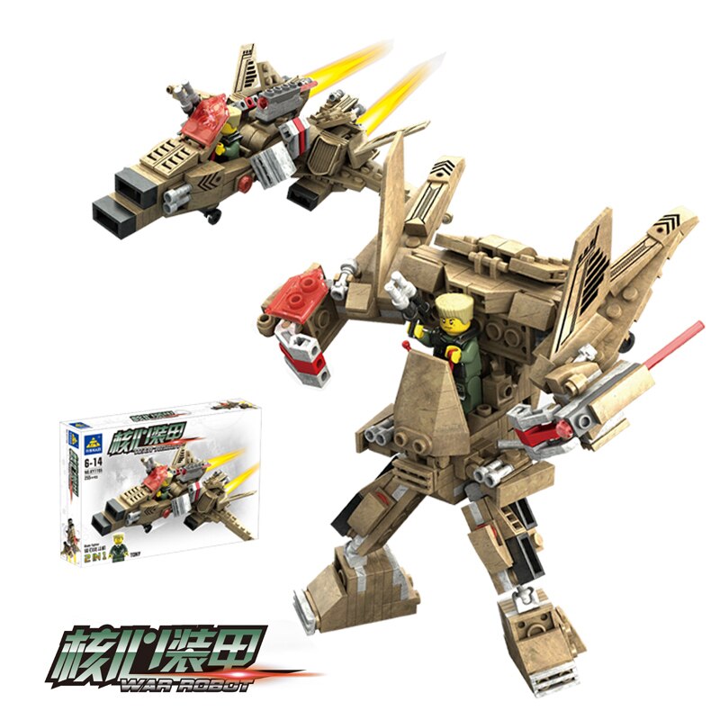 Set de constructie, model Robot Jet, 255 piese - eMAG.ro