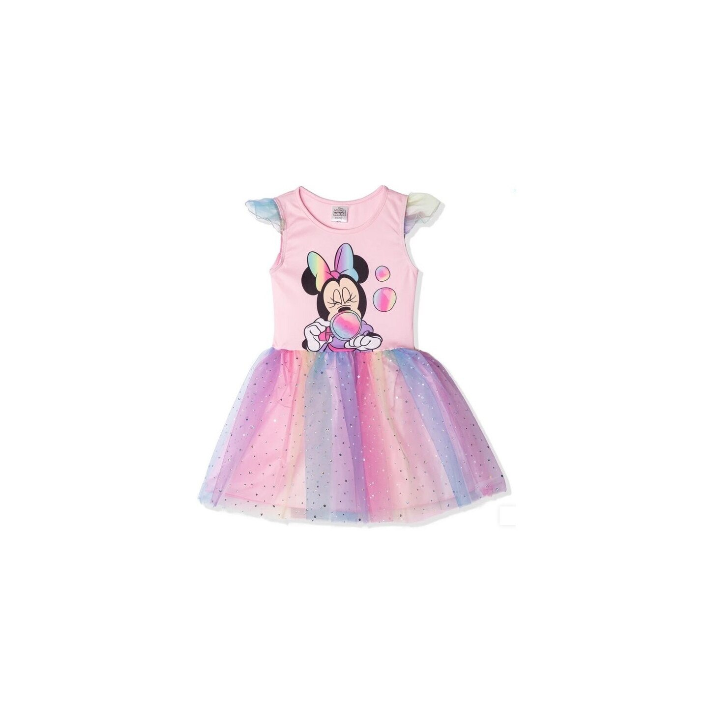 Rochie curcubeu, Minnie, tutu 116 - 122 cm - eMAG.ro