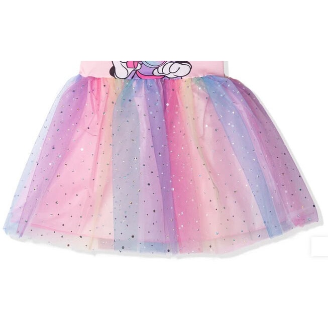 Rochie curcubeu, Minnie, tutu 116 - 122 cm - eMAG.ro