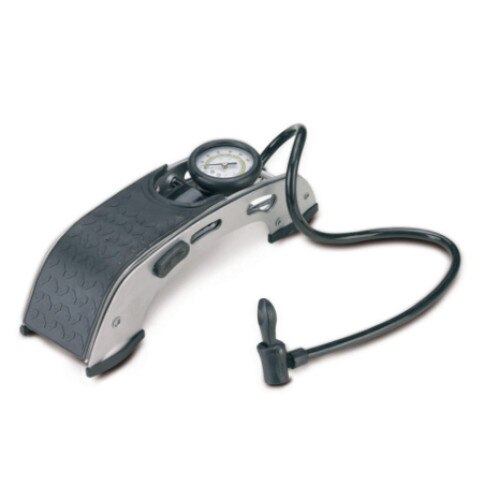 Pompa de picior cu manometru si accesori de umflat - eMAG.ro
