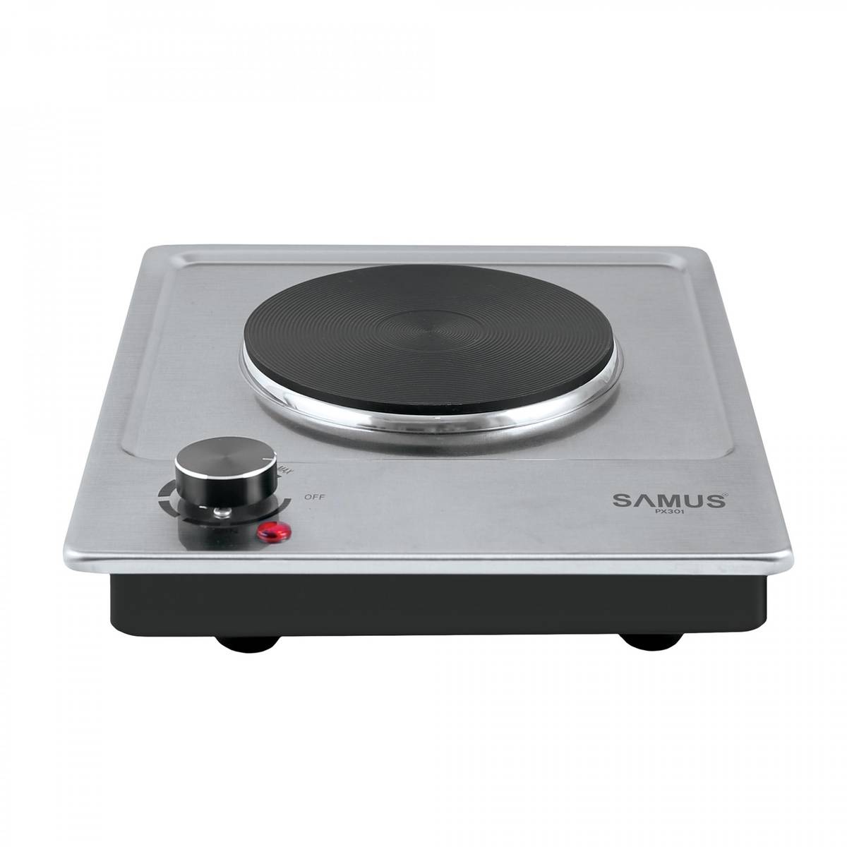 Plita electrica independenta Samus PX301 1500W 1 arzator Argintie - eMAG.ro