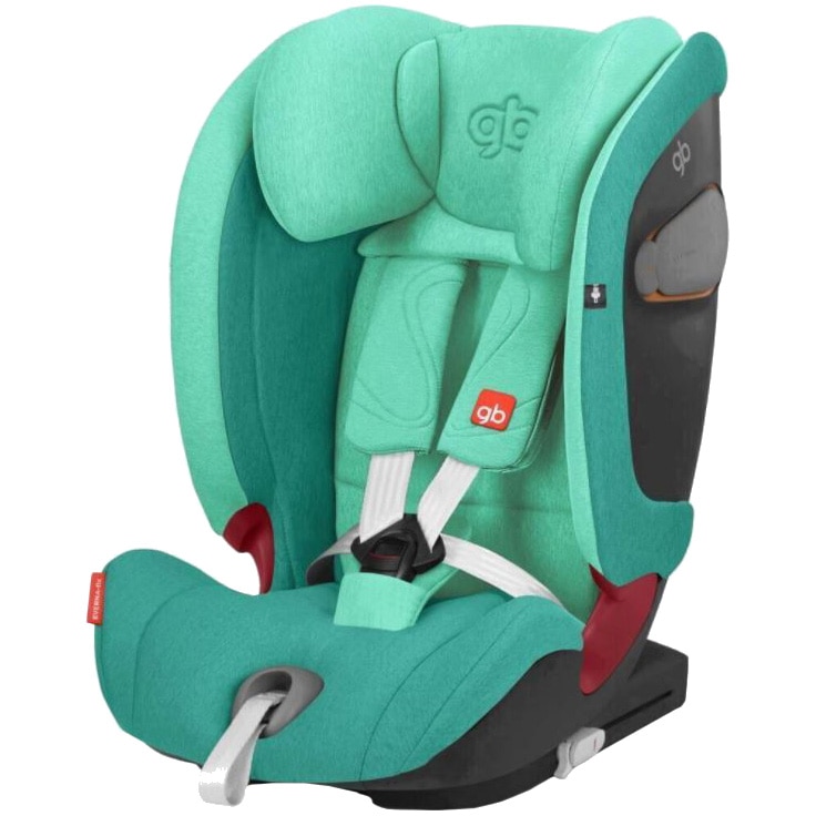 Scaun auto ISOFIX gb Everna-fix Laguna Blue, 9-36 kg, Verde - eMAG.ro