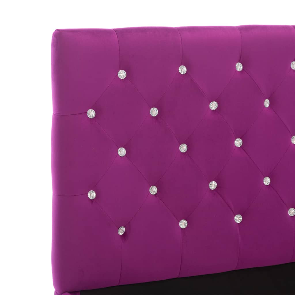 Cadru De Pat VidaXL Violet 90 X 200 Cm Catifea 17 5 Kg EMAG ro