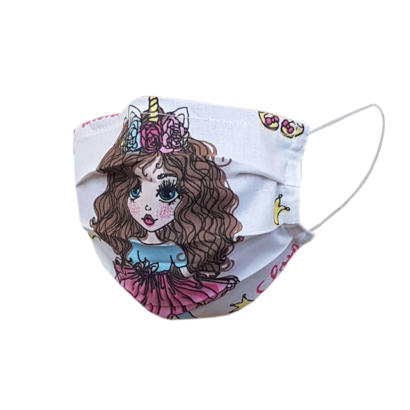 Set 2 masti reutilizabile pentru copii, 2 straturi 100% bumbac ...