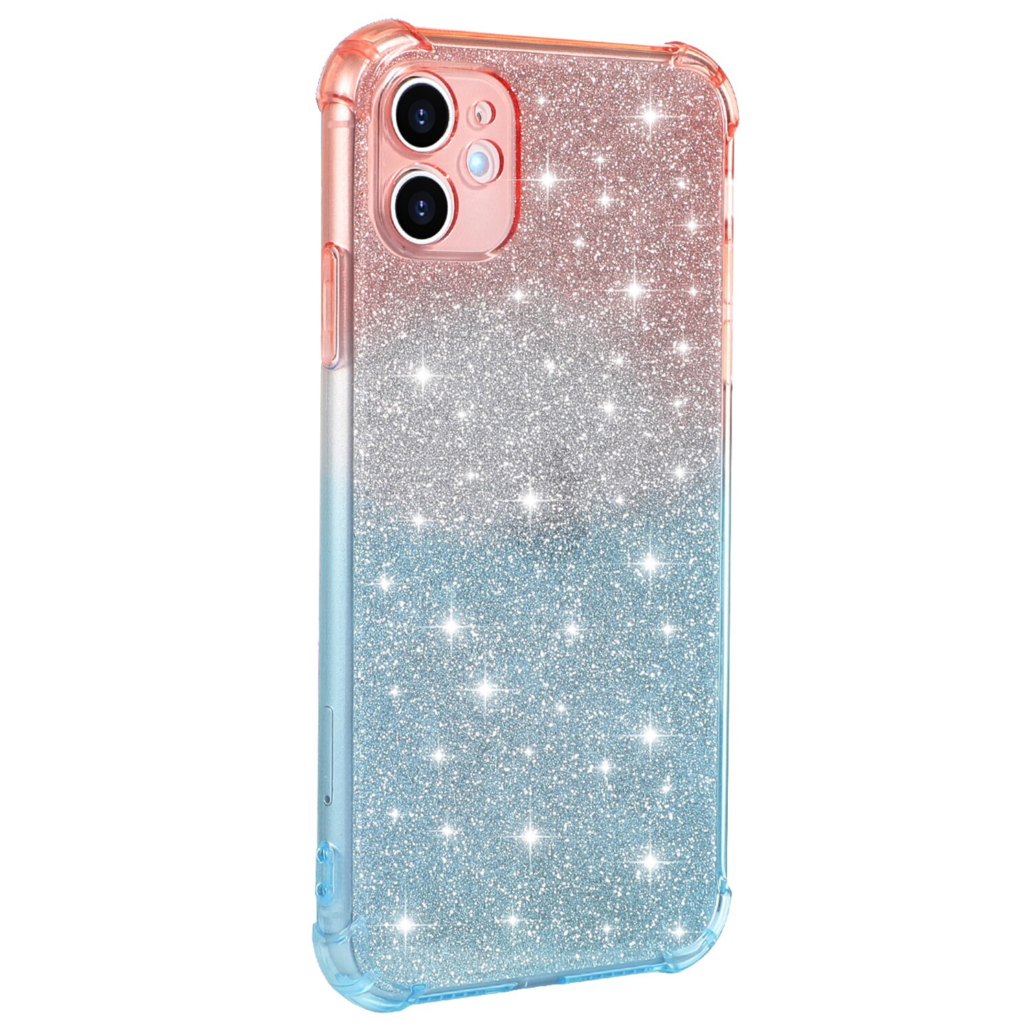 Husa de protectie Samidy pentru iPhone 11, Model in degrade, Autocolant ...