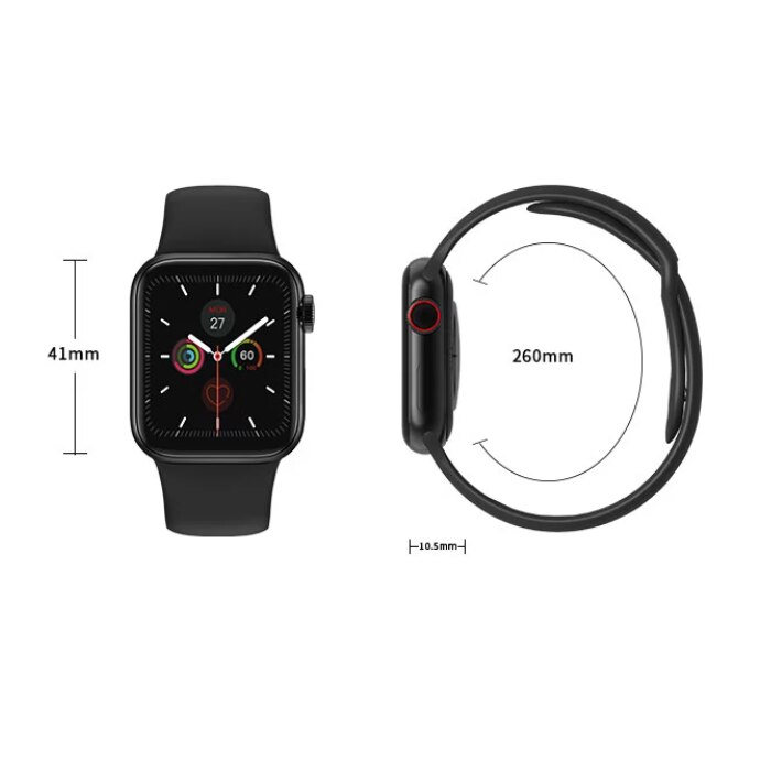 Ceas Smartwatch W58 Display HD, 1.3 inch, Bluetooth, Bratara ...