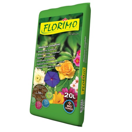 Pamant flori universal, Florimo, plante in ghiveci, 20 l - eMAG.ro