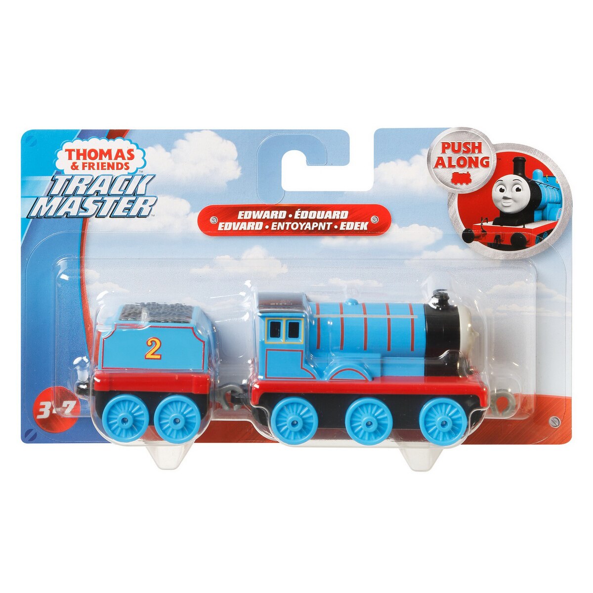 Locomotiva de impins Thomas & Friends - Trackmaster, Edward cu vagon ...