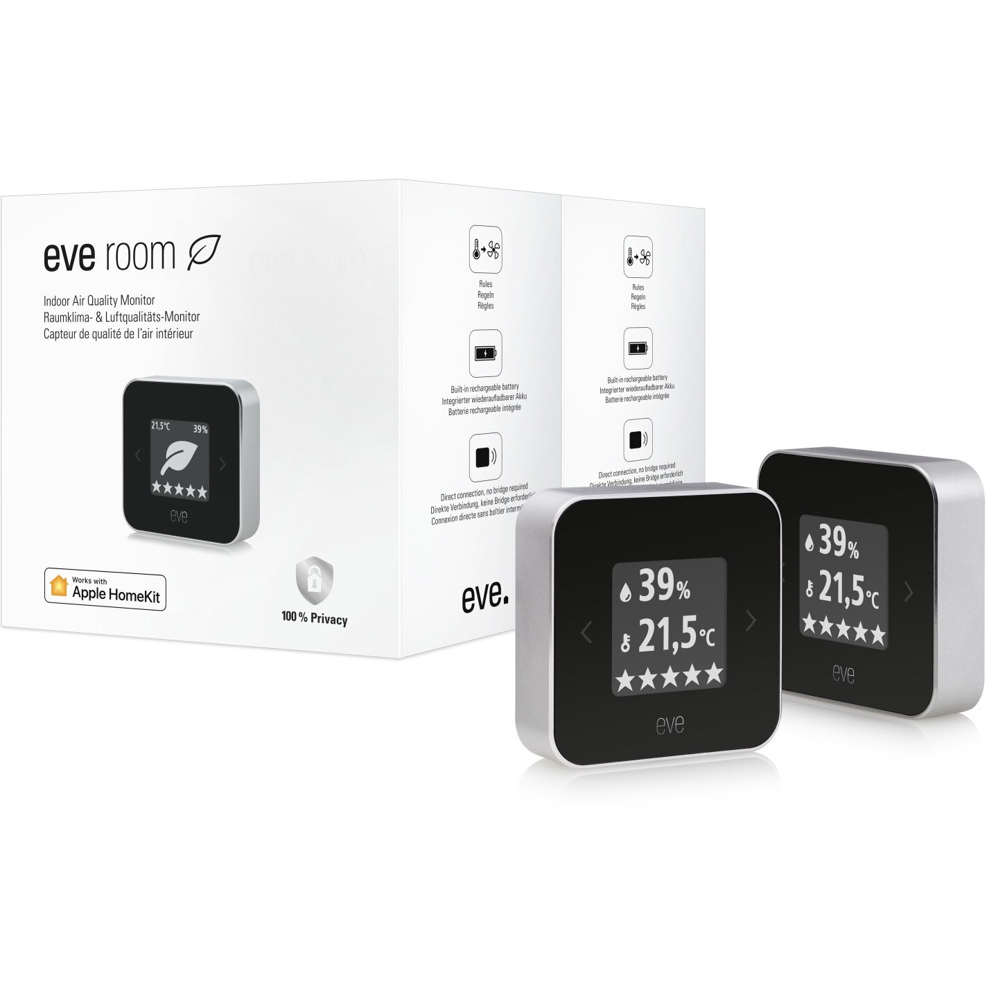 EVE Multipack 2X Senzor smart Room - eMAG.ro