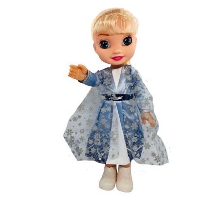 Papusa Disney Frozen 2, Elsa cu ochii de sticla, 35cm, ISP204Z - eMAG.ro