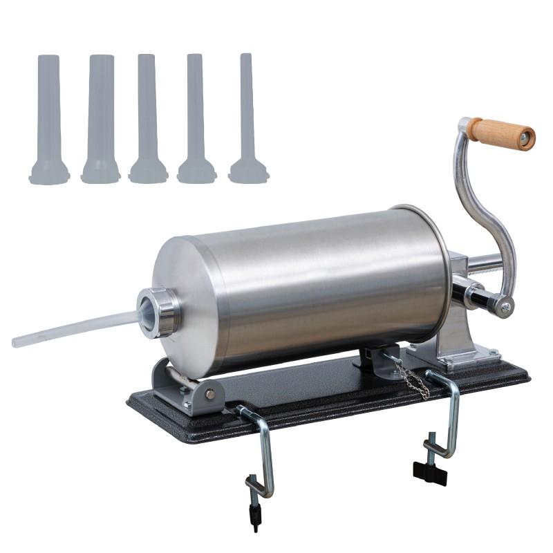 Aparat de Umplut Carnati. Orizontal. Capacitate 3Kg. Inox. 5 Palnii de ...