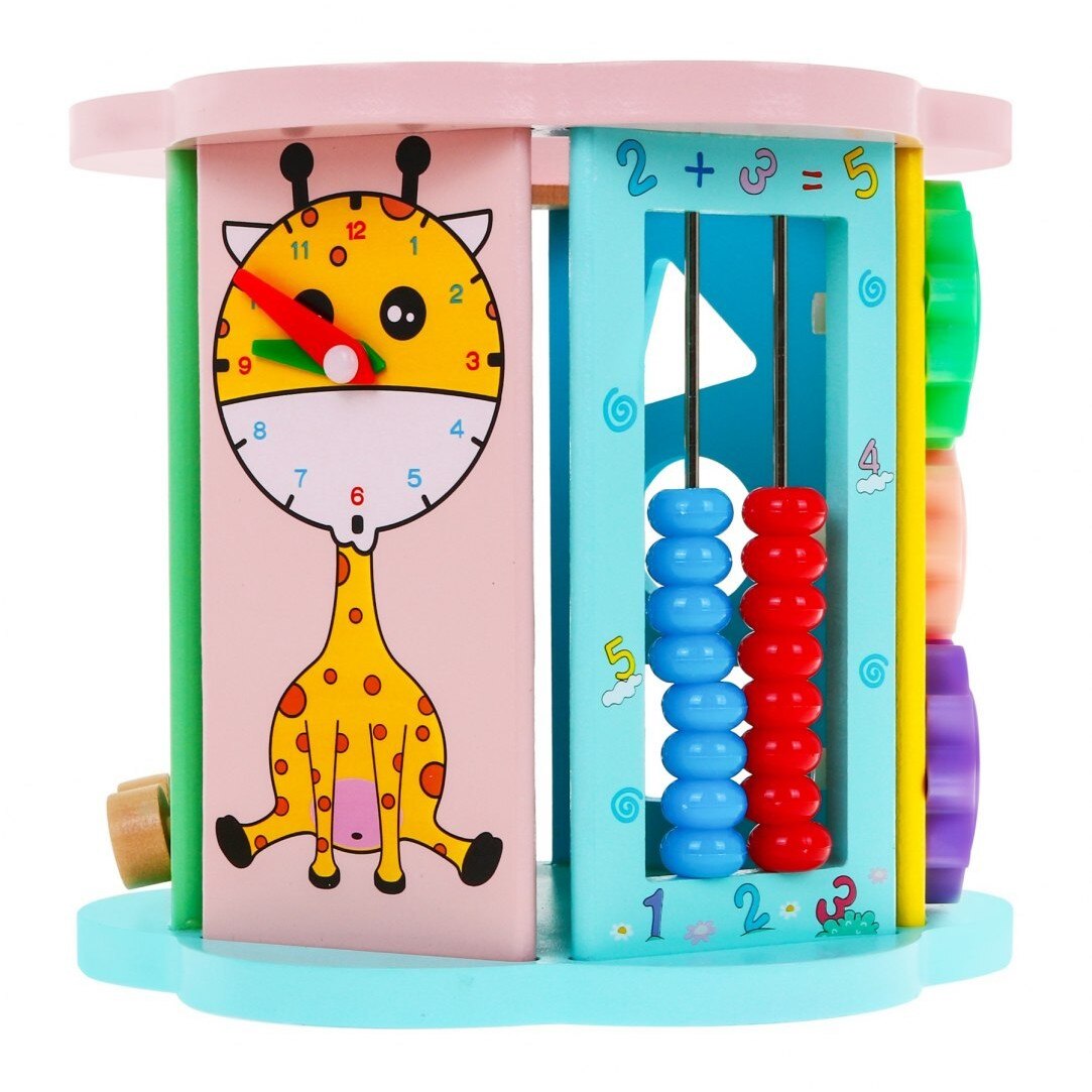 Cub de lemn multifunctional 8 in 1 - eMAG.ro