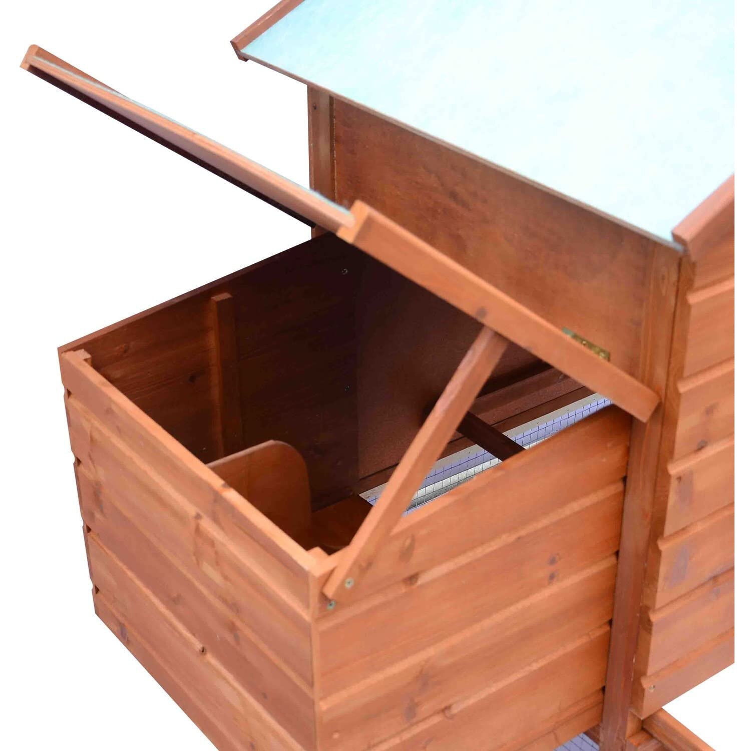 Cotet pentru pui cu tarc, 190 x 66 x 116 cm, D3-0021 - eMAG.ro