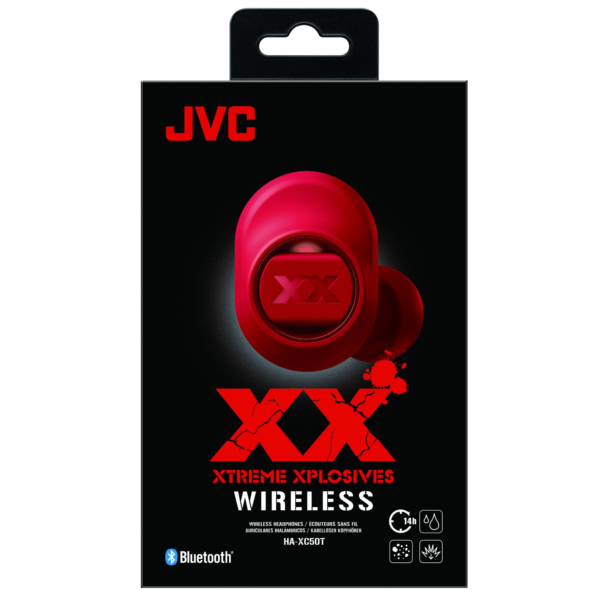 Casti Audio In Ear JVC HA-XC50T-R-U, True Wireless, Bluetooth, Microfon ...