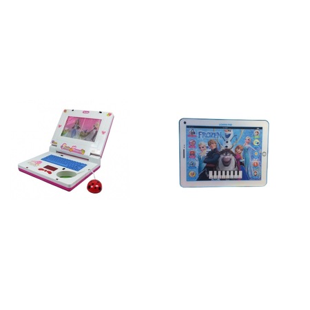 Pachet jucarii pentru fetite, contine Jucarie laptop muzical interactiv ...
