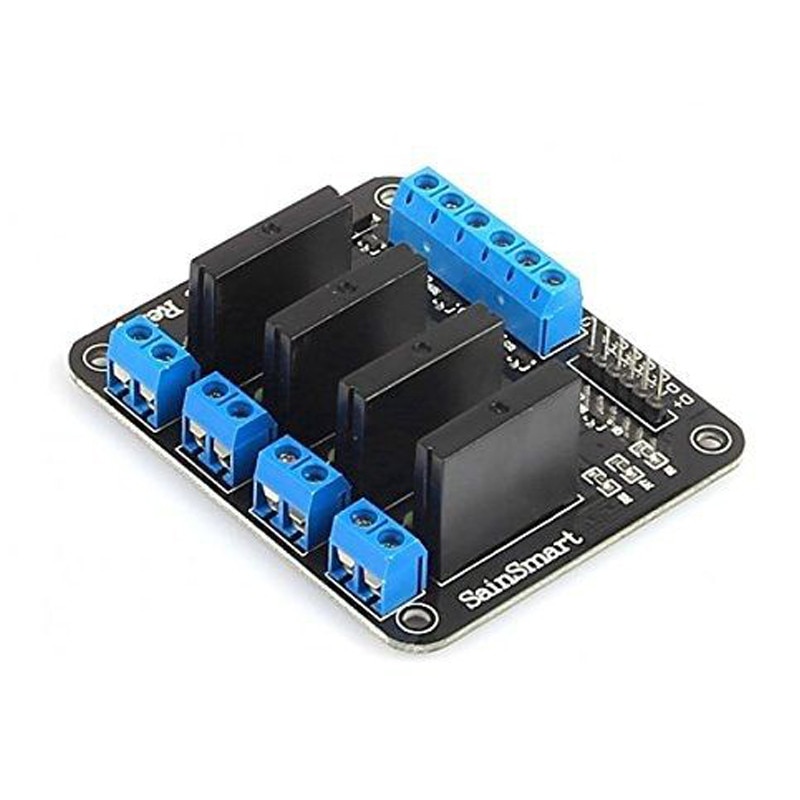 Modul cu 4 relee SSR 5v tensiune comanda low level max.240V 2A OKY3043 ...