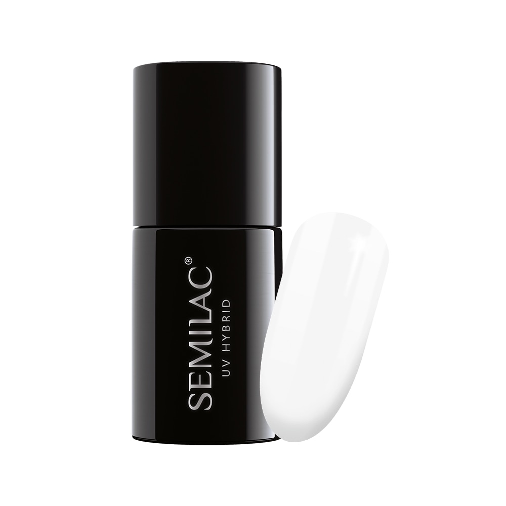 Полуперманентен лак за нокти Semilac 001 Strong White 7 мл - eMAG.bg