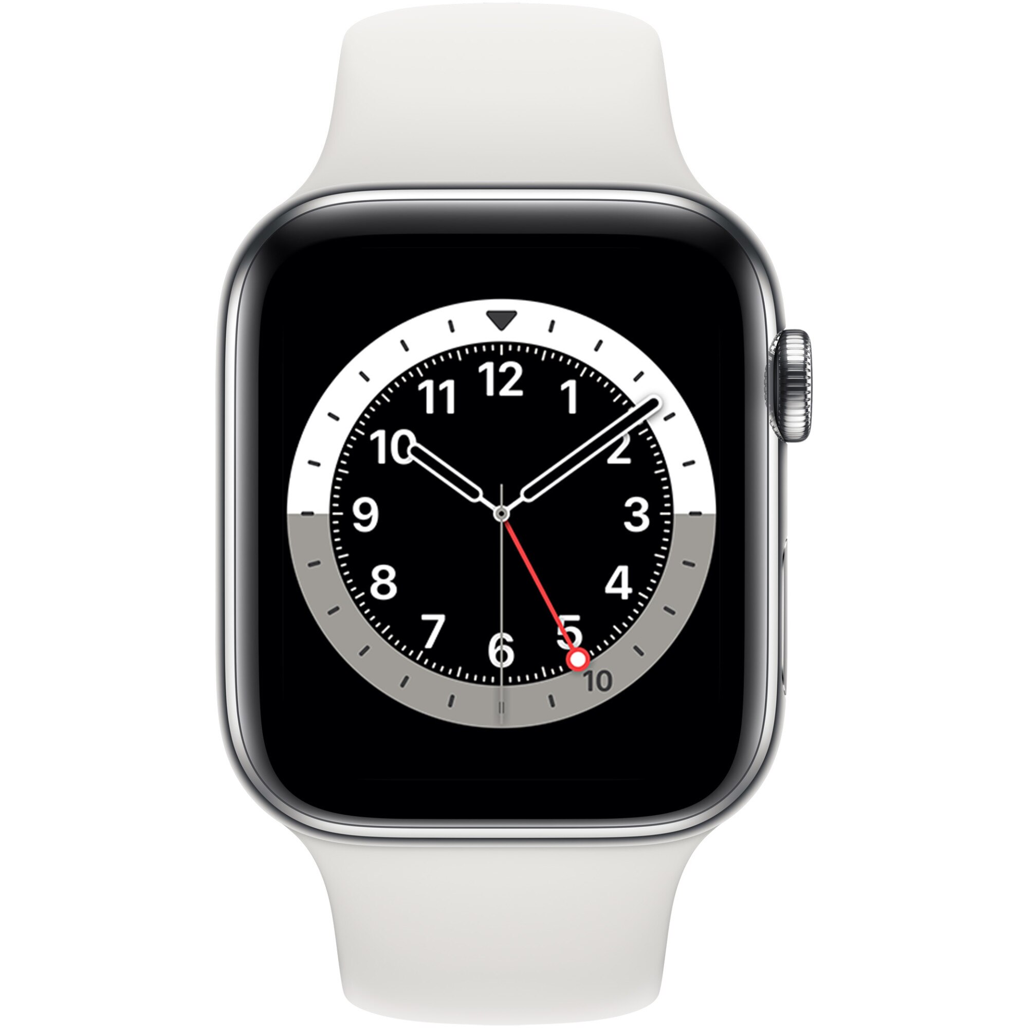 Apple Watch 6, GPS, Cellular, ezüst, 44 mm-es rozsdamentes acél tok ...
