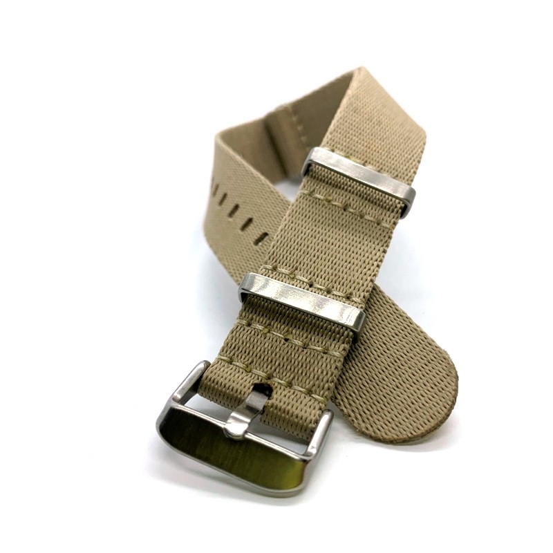 Curea ceas textil bej 20mm NATO premium2 - eMAG.ro