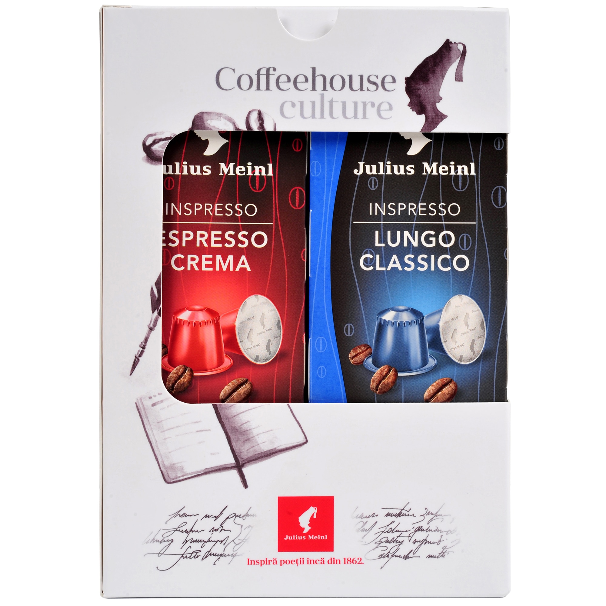Pachet 4 cutii capsule cafea Julius Meinl Inspresso, compatibile ...