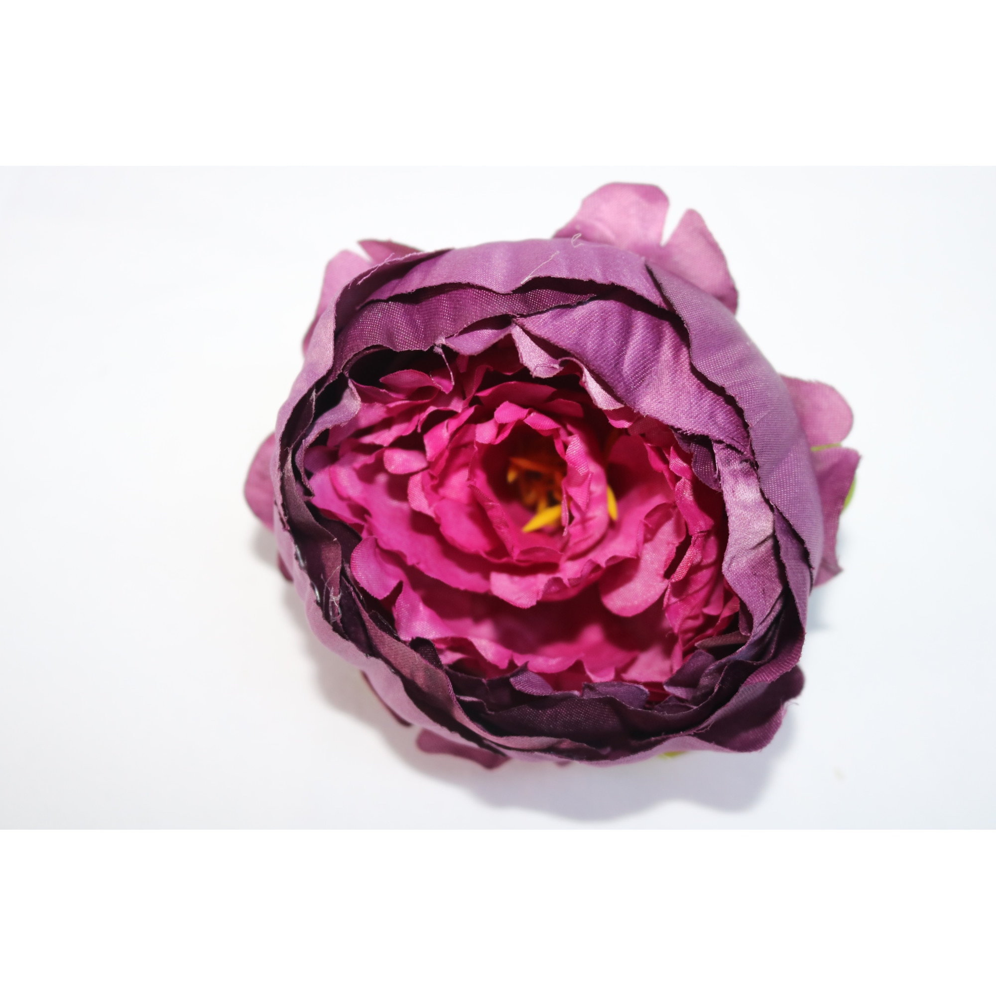 Set 12 x cap bujori, flori, Rosu bordo, 10 cm - eMAG.ro