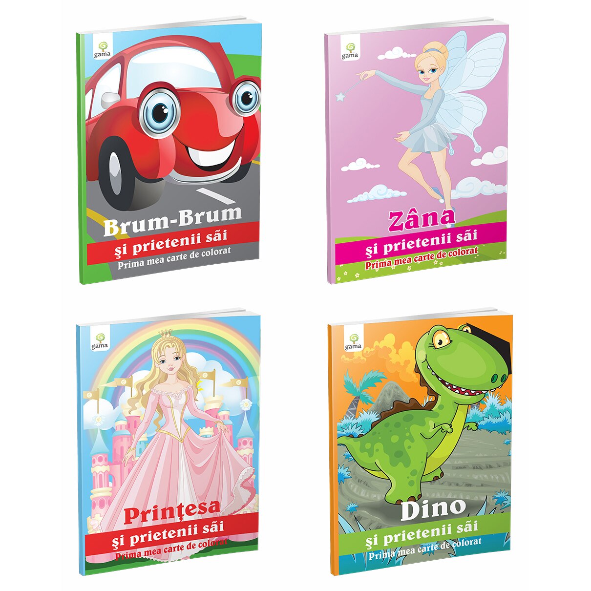 Pachet Carti de colorat A4 stantate, 4 carti - eMAG.ro