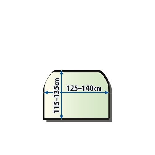 Paravan de protectie din plastic pentru Taxi, 135x140 cm, transparent ...